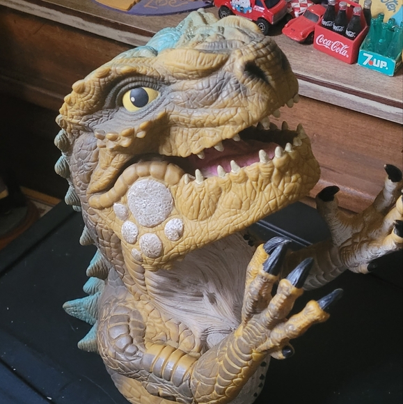 Toho | Toys | Toho Godzilla Rubber Dinosaur Hand Puppet 3 Resaurus Co ...